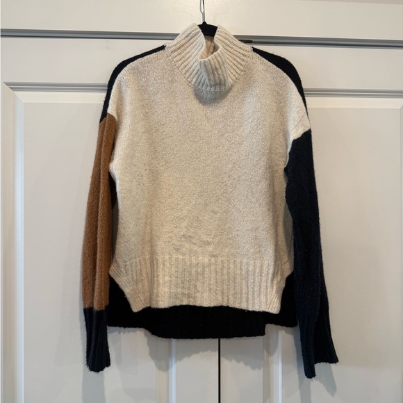 Frame Denim | Sweaters | Frame Colorblock Turtleneck Sweater | Poshmark